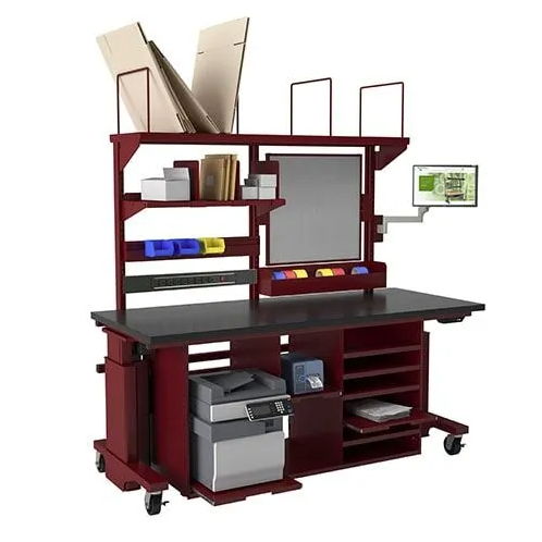 Manual Height Adjustable Workstations - The Material Handler